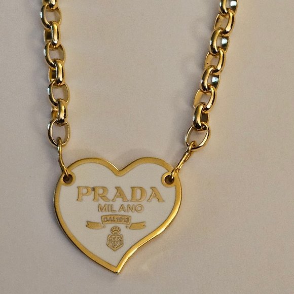 Jewelry | Vintage Prada Pendantcharm On New Chain Necklace | Poshmark